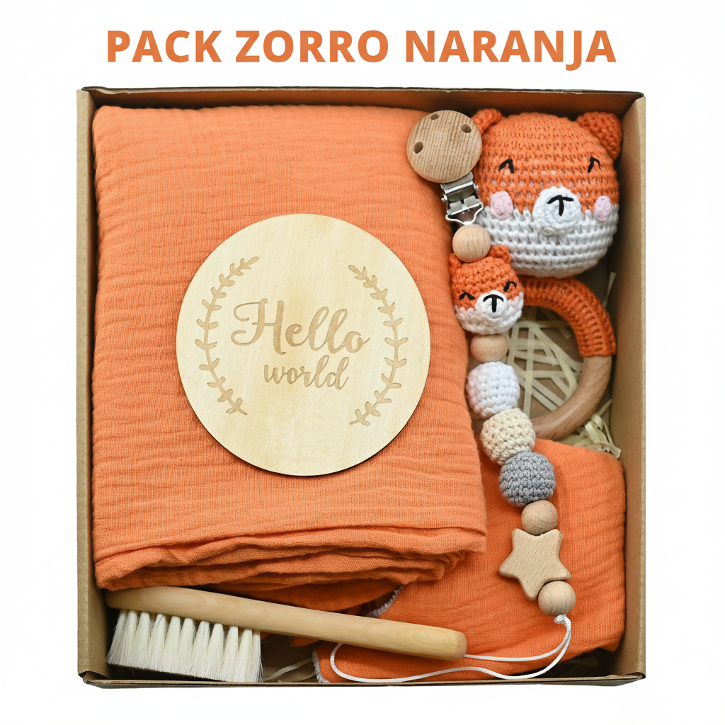 Set Regalo Bebé Recién Nacido - Caja Bienvenida Completa – MUNDO YGEE